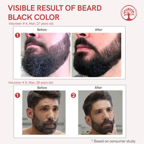 Buy Black Beard & Moustache Color -100% Natural