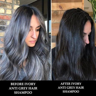 Buy Anti Grey Hair Shampoo for Men & Women - Ivory Natural